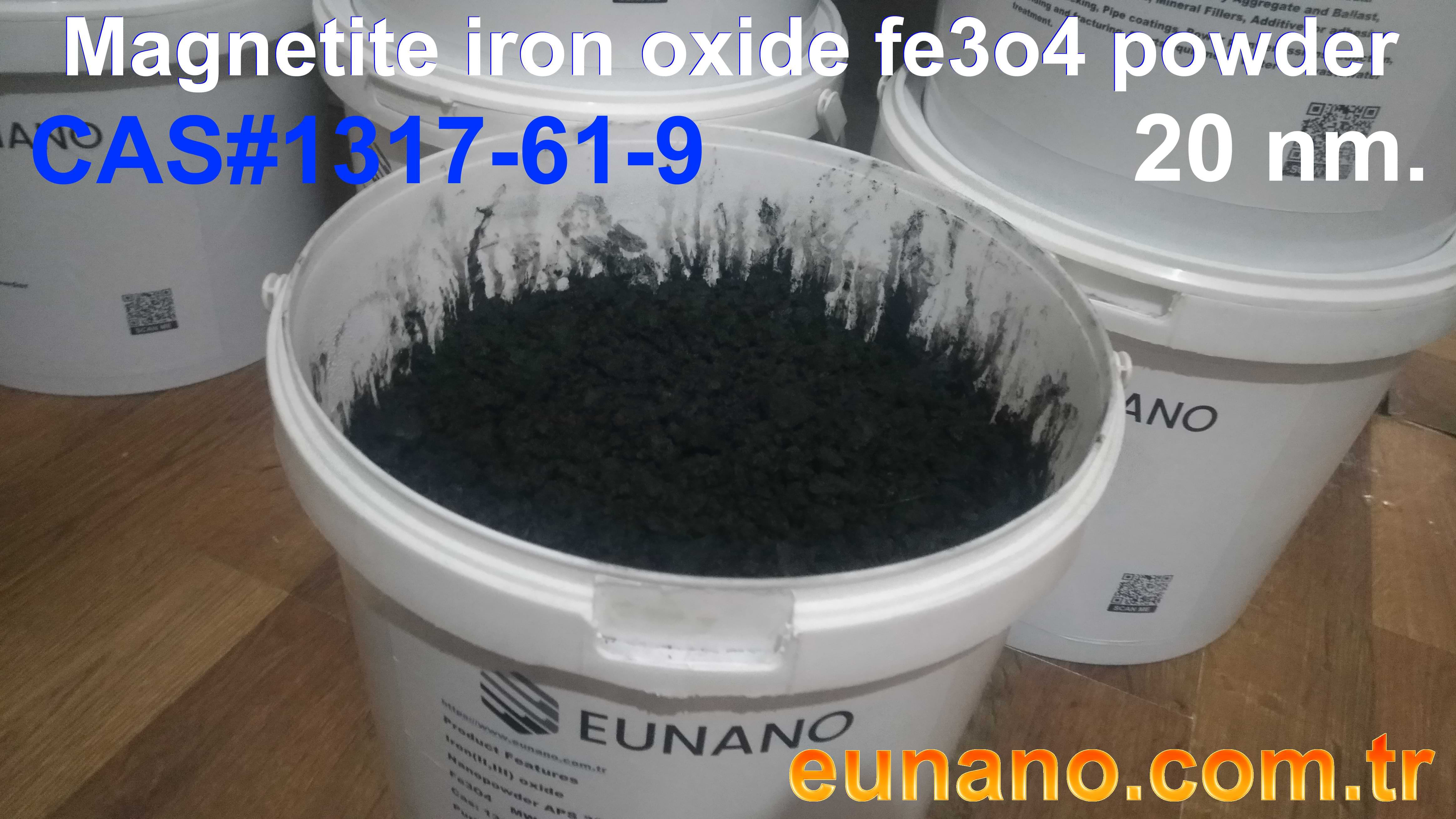 Fe₃O₄ Nano Iron Oxide Powder – 20nm/200nm Magnetite | EUNANO
